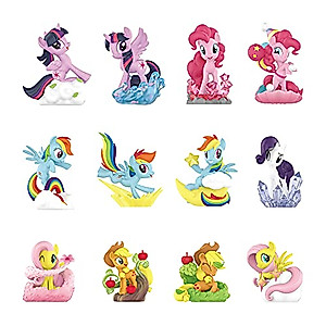 POP MART 12 Boxes Compatible for Hasbro My Little Pony Natural Series Character Popular Collectible Art Toy Hot Toys Cute Figure Creative Gift, for Christmas Birthday Party Holiday