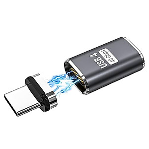 Cellularize Right Angle USB C Adapter (2 Pack 1+1) USB C 90 Degree Adapter Up Down 40Gbps PD 240W Low Profile Type-C Male to Female Thunderbolt QC & Data Transfer for USB-C Devices