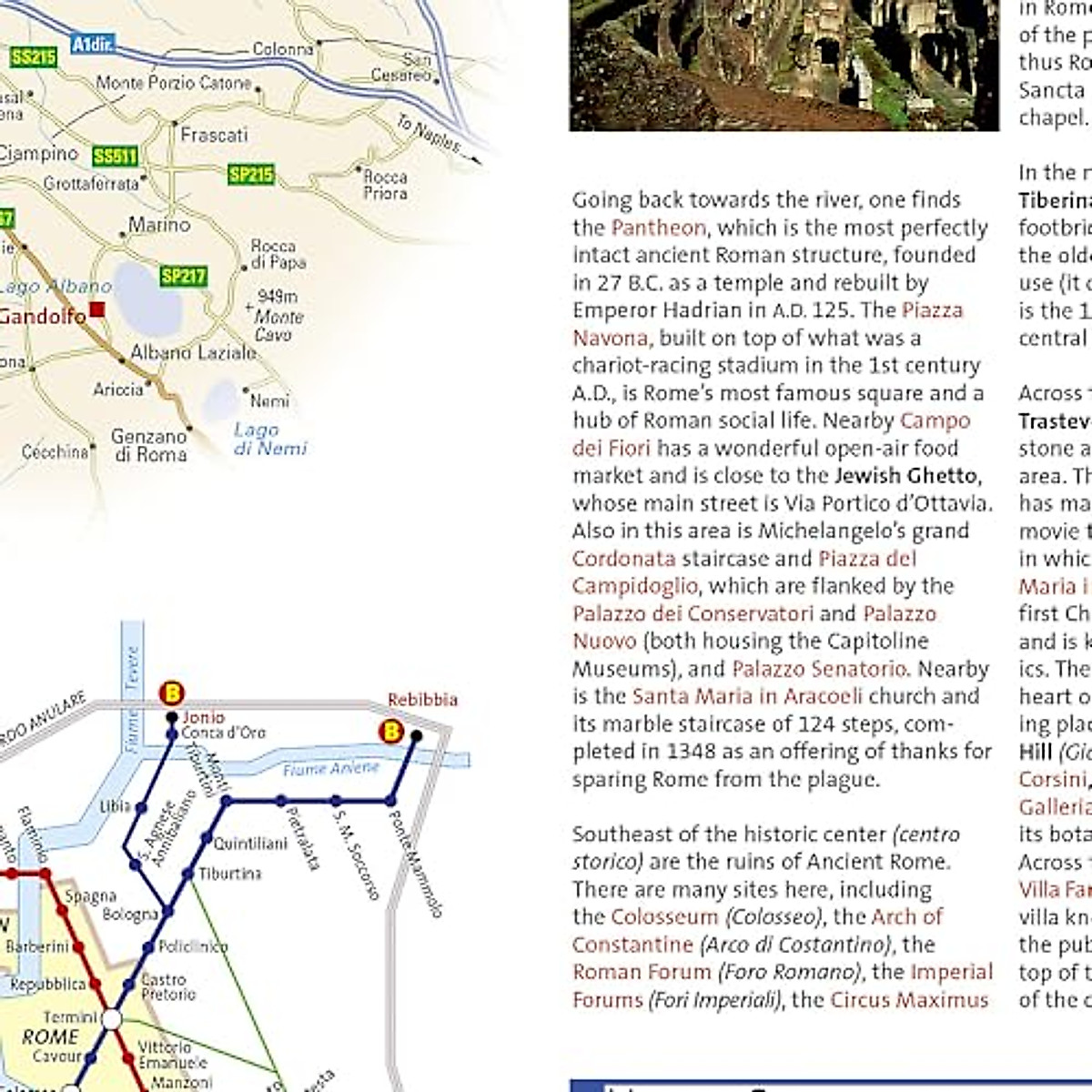 Rome Map (National Geographic Destination City Map)