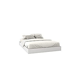 Nexera Queen Size Platform Bed, White