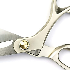Professional Tailor Scissors 8.5 in for Cutting Fabric Multi-Purpose Heavy Duty Scissors Sewing Scissors for Leather Cutting Industrial Sharp Sewing Shears for Home Office Artists Dressmakers,silver