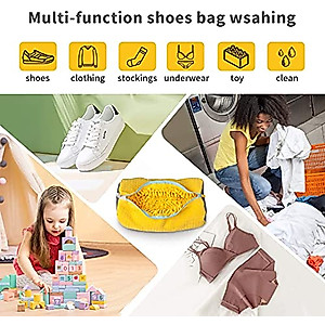 Shoes Laundry Bag Shoe Wash Bag For Washing Machine With Premium Zipper Durable Laundry Bag For Shoes -Sneaker Shoe Cleaner Kit Include Pair of Adjustable Shoe Trees Perfect For Canvas/Sneak
