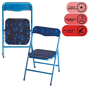 Marvel Avengers Infinity War 3 Piece Children's Activity Square Table and Chair Set, Ages 3+