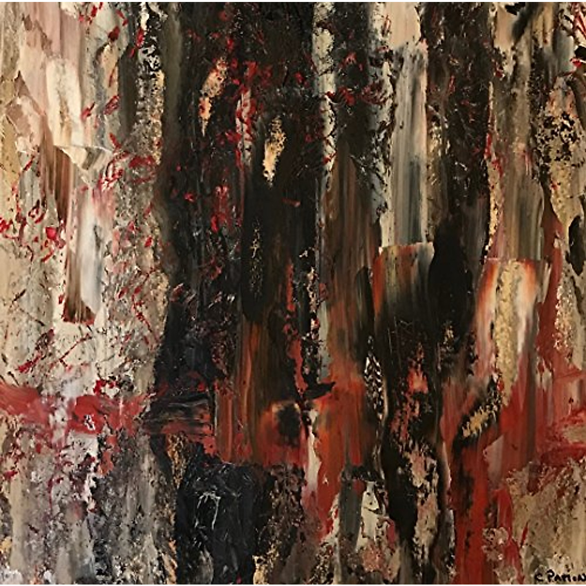 Black & Red Brick #1