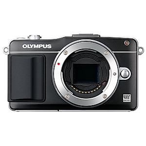 OM SYSTEM OLYMPUS E-PM2 Mirrorless Digital Camera (Body Only) (Black) (Old Model)