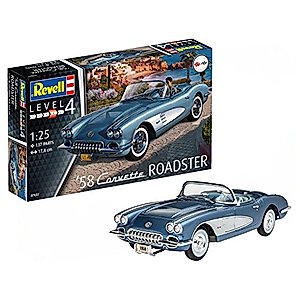 Revell Germany 07037 58 Corvette Roadster Model Kit Model Building Kit