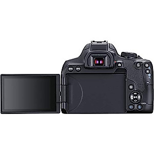 Canon EOS Rebel 850D / T8i DSLR Camera (Body Only) + 64GB Memory Card + Case + Card Reader + Flex Tripod + Hand Strap + Cap Keeper + Memory Wallet + Cleaning Kit (Renewed)