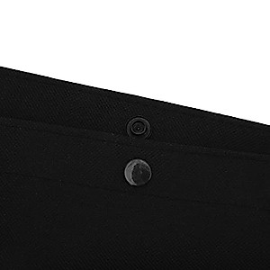 Shopping Cart with Wheels, Multifunctional Foldable Shopping Cart Reusable Shopping Bags Grocery Bags Shopping Trolley Bag on Wheels (Black)