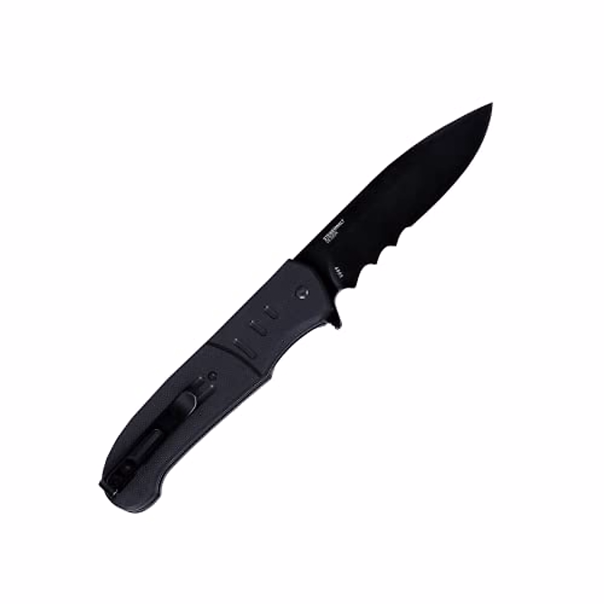 CRKT Ignitor EDC Folding Pocket Knife: Assisted Opening Everyday Carry, Plain Edge, Liner Lock with G10 Handle 6885,Black