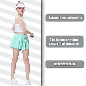 Girls Flowy Shorts Butterfly Shorts Kids Cute Shorts for Girls 10-12 Years Old Girls Skorts