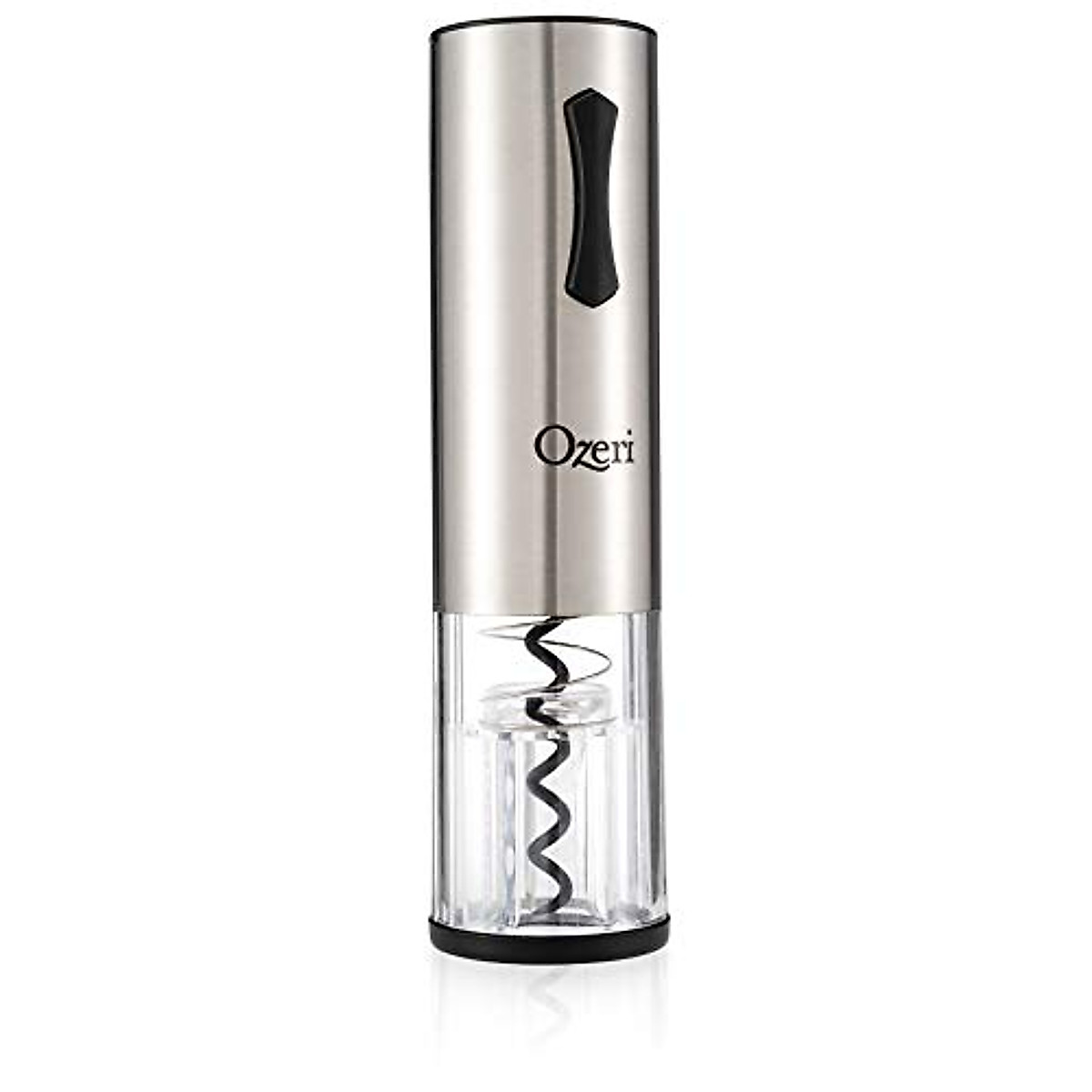 Ozeri Travel Series USB Rechargeable Electric Wine Bottle Opener, Stainless Steel