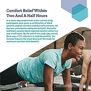 Life Extension Fast Acting Relief – Fast Comfort Relief, Joint, and Muscle Comfort - Contains Turmeric, Boswellia, Black Sesame, Gluten-Free, Non-GMO – 60 Softgels