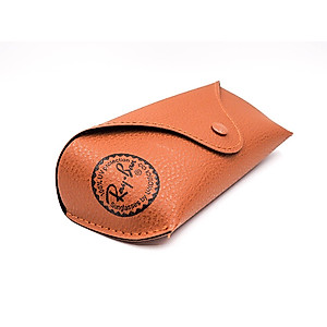 Ray-Ban Brown Sunglass Eyeglass Case + Bundle with eSHADES Luxury Eyewear Kit