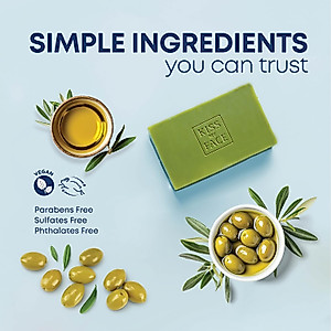 Kiss My Face Soap Bar 3pk Pure Olvo, 4 Ounce