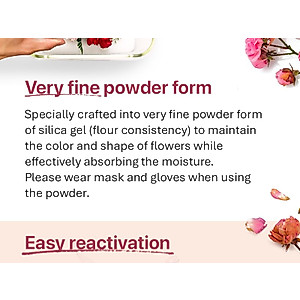 Dry & Dry (1 Gallon-NET 6 LBS) Color Indicating Premium Silica Gel Flower Drying Desiccant - Flower Drying Silica Gel Desiccant(6 LBS Reusable) Silica Gel