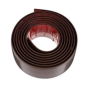 ULTECHNOVO Edge Strip Flat Rug Tile Edge Trim Wood Decor Threshold Strips Door Thresholds for Exterior Doors Laminate Floor Strip PVC Coffee Flooring Transition Strip Threshold Strip Floor