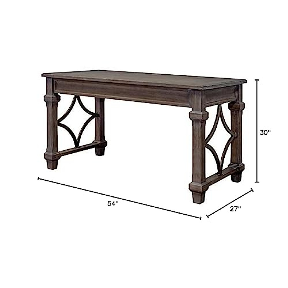 Martin Furniture Writing Desk, Weathered Dove