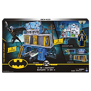Spin Master Batman 3-in-1 Batcave Playset with Exclusive Batman Action Figure and Battle Armor
