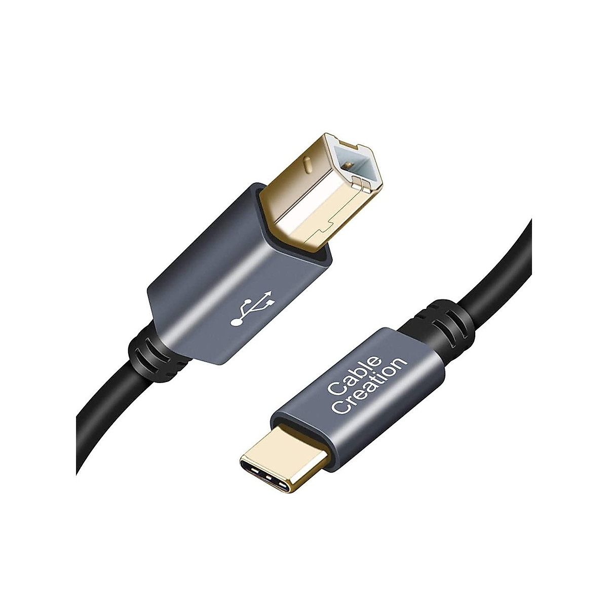 CableCreation USB Printer Cable 15FT Bundle with USB C Printer Cable 15FT