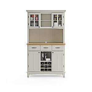 Homestyles sideboards-buffets-credenzas, Server with Hutch, Off White