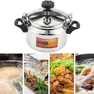 3L Pressure Cooker Aluminum Alloy, Cooking Explosion Proof Pressure Cooker Universally Suitable for Gas Stoves, Flat Top Stove