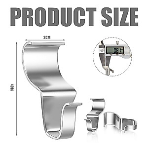 BBLYANU Hooks for Siding, Siding Hooks for Hanging Outdoor, 2024 Upgraded Vinyl Siding Stainless Steel Hooks for Heavy Duty, Outdoor No-Hole Needed Siding Clips for Hanging Things (10, S-Form)