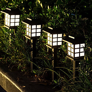 ZHUANYIYI 2pcs, Outdoor Solar Lights, Ground Plug Garden Lawn Waterproof Landscape Lights, Home Garden Pavement Decorative Lights