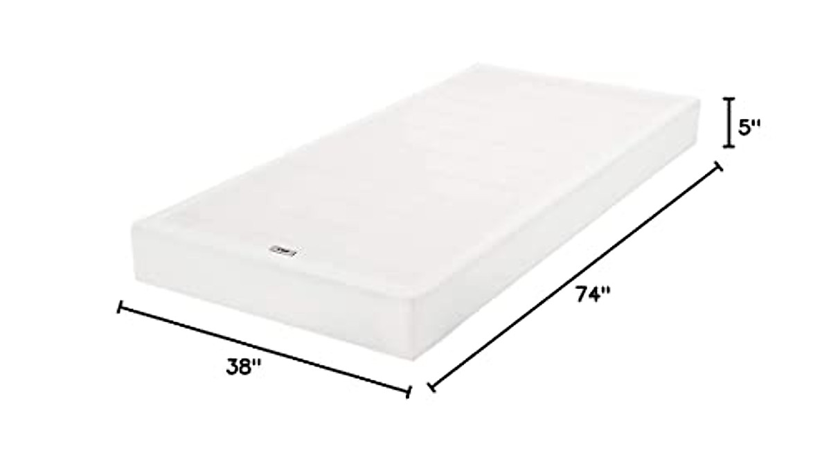 Amazon Basics Smart Box Spring - Easy Assembly Twin Bed