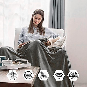 NIULAFR Faraday Blanket for Beds Protection, Blanket for Pregnant and New Born Baby Two Sides Blanket 26x40Inch