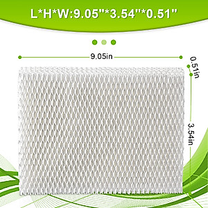 MD1-0034 Humidifier Replacement Filters Wick -Compatible with Vornado Evaporative Humidifier Filter Model:Evap40,Evap2,Ev100, Ev200,Evdc300,Evdc500,Evdc505 (2 Pack)