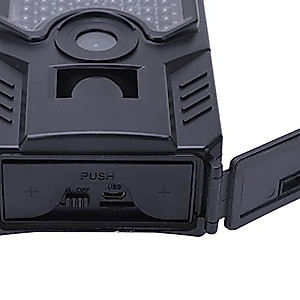 Kadimendium Trail Camera, Hunting Camera 3MP Color CMOS 0.8s Fast Shooting Professional for Orchard Farm