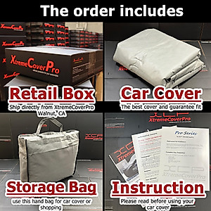 Car Cover fits 2009 2010 2011 2012 2013 2014 2015 2016 2017 2018 2019 Ford Flex XTREMECOVERPRO PRO Series Grey