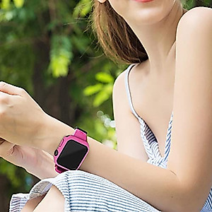 RIDAINTY 8 Pack Screen Protector Case for Apple Watch 44mm Series 6 5 4 SE Ultra Slim Hard Case with Tempered Glass Bumper iWatch Protective Cover Smartwatch Accessories for Women Men