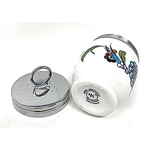 Royal Worcester Palmyra Porcelain Made In England Single Egg Coddler Poacher