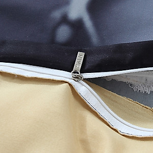 LightInTheBox Gorgeous Polyester Cotton Marilyn Monroe 3D Oil Painting Printing Bedding Sets, 3-Piece Includes 1 Duvet Cover, 2 Pillow Shams (Queen)