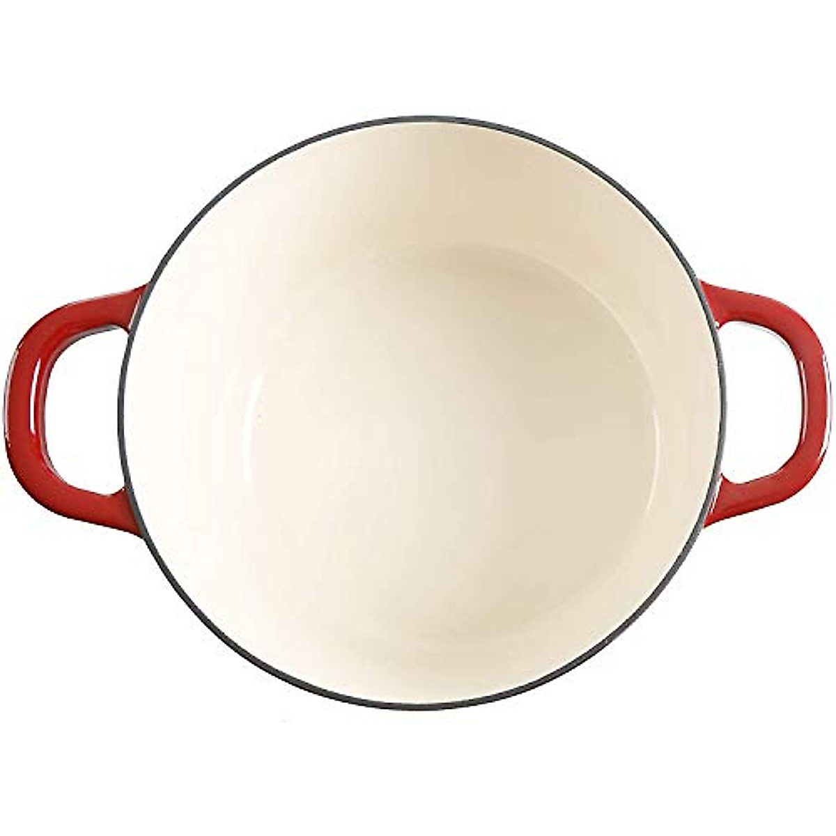 Crock-Pot Artisan Round Enameled Cast Iron Dutch Oven, 7-Quart, Scarlet Red