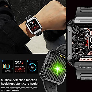 Smart Watch with Earbuds [GPS 45mm] 1.96" Full Touch Retina Display, Military Grade IP67 Waterproof Watch with Answer Calls and Send Messages…