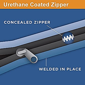 Rightline Gear Ace 2 Weatherproof Rooftop Cargo Carrier for Top of Vehicle, Attaches With or Without Roof Rack, 15 Cubic Feet, Black