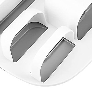 Wall Mount Shelf Accessories Organizer Self-Stick Bedside Storage Organizer for Earphone, Cell Phone Next to Bed & Table Dorm(White)