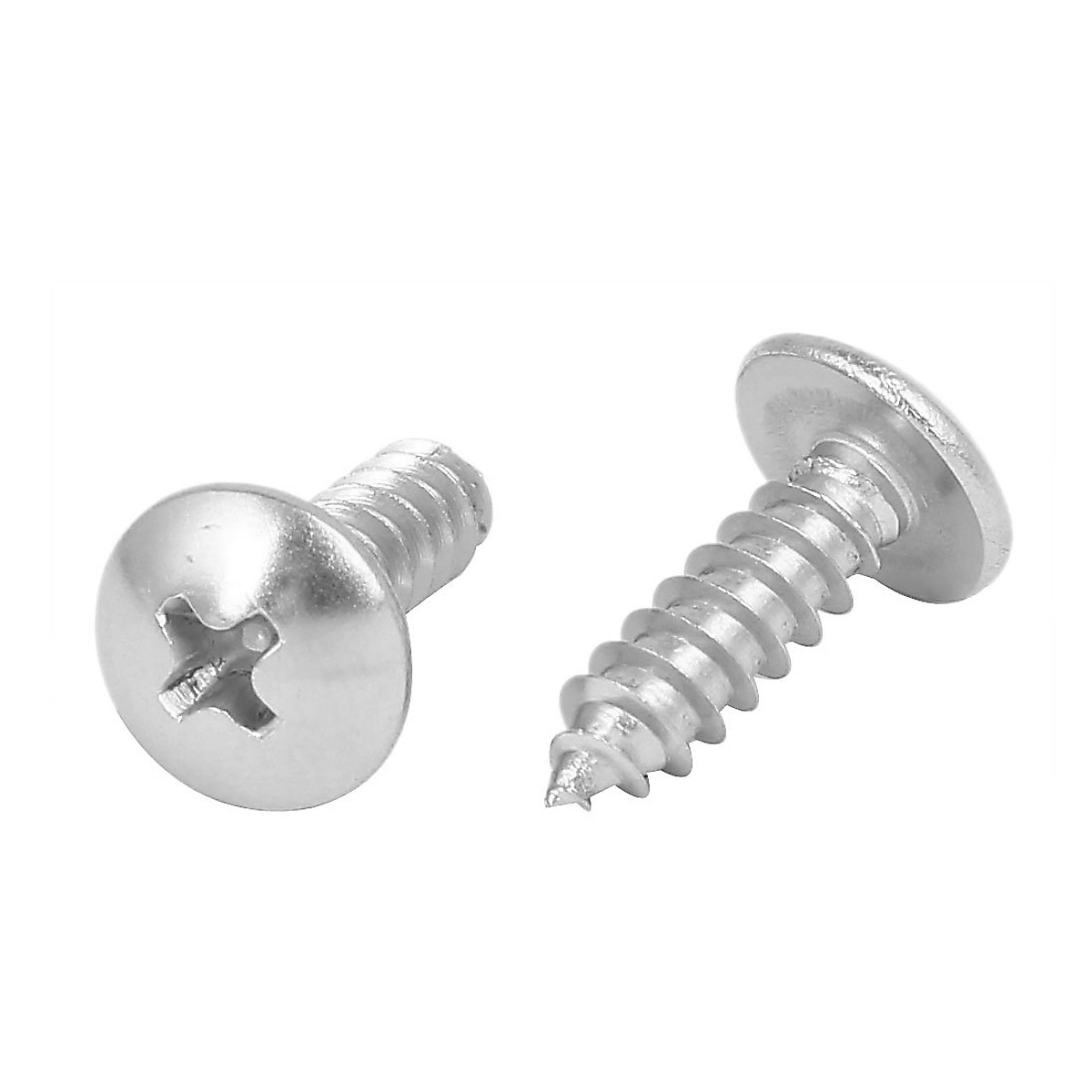 uxcell M5x16mm 316 Stainless Steel Truss Phillips Head Self Tapping Screws 20pcs