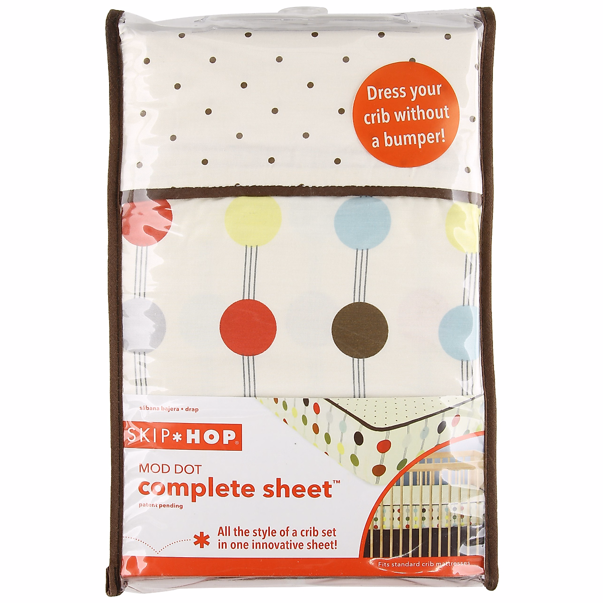 Skip Hop Complete Sheet, Mod Dot (Discontinued by Manufacturer)