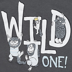 Warner Bros. Where the Wild Things Are Baby Boys Bodysuit & Pants & Hat Gray/Yellow/White 12 Months