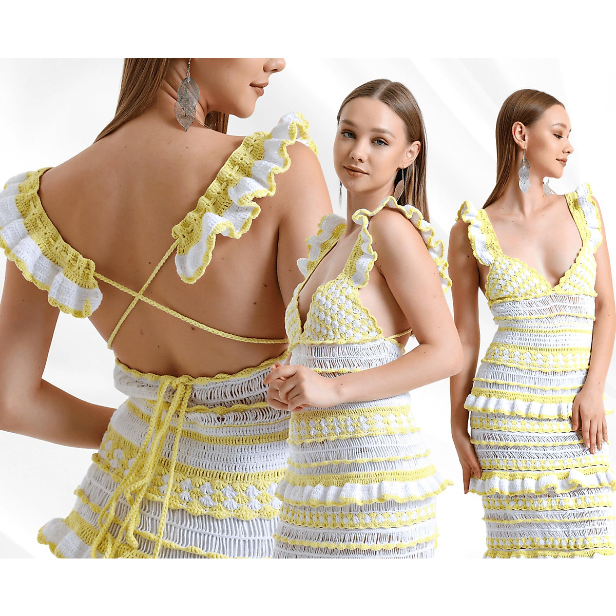 Estako Jeans, (6 Skeins Pack) 55% Cotton 45% Acrylic Amigurumi Yarn, Soft, Fine/Sport (2) for Crochet and Knitting (6 x 1.76 Oz) / (6 x 174 Yrds) (1010 - Pink)