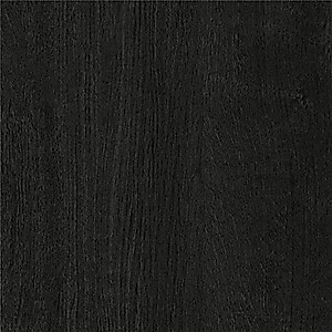 Ameriwood Home Elmcroft Wide Mantel with Linear Electric Fireplace, Black Oak