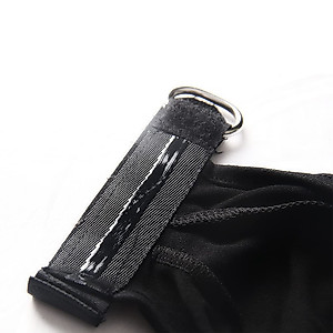 UCARE Floor Speaker Stand Covers Metal Heavy Duty Support Stand Cover for Weddings Banquets Events 3 Sided Triangular DJ Speaker Stand Tripod Cover Scrim (Two Pack-Black)