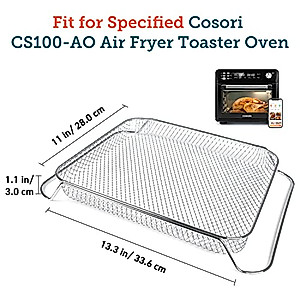 COSORI Fryer Basket for Cook and Air Fry, Non-stick coating, Carbon-Steel
