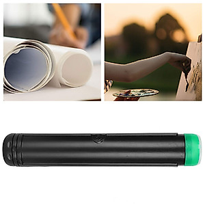 MYNVY Document Poster Tube, 19.3in to 43.3in Telescoping Drafting Tube, Thickened Plastic Storage Tube with Adjustable Shoulder Strap for Storing Poster, Document, Painting, Drafting, etc, Defult