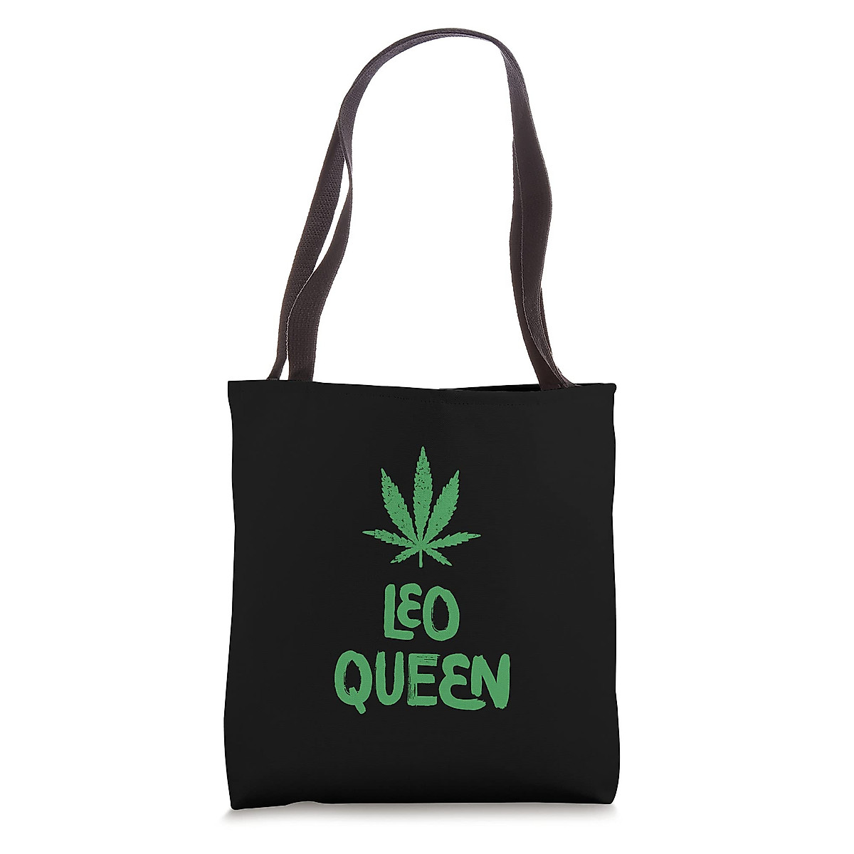 Leo Queen Weed Marijuana Leaf Cannabis Horoscope Astrology Tote Bag