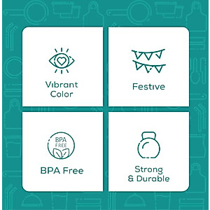 Comfy Package GUSTO [300 Count] 2 oz. Mini Plastic Shot Glasses - Red Disposable Jello Shot Cups (Formerly