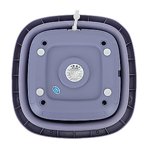 Portable Washing Machine, Mini Foldable Washer and Spin Dryer with Drainage Pipe, Lightweight Bucket Washer for Apartment, Laundry, Camping, RV, Travel, Underwear, Socks ()